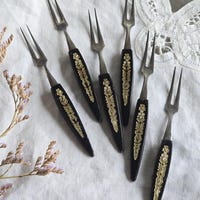 Vintage Cocktail Forks - Set of 6 - Etsy