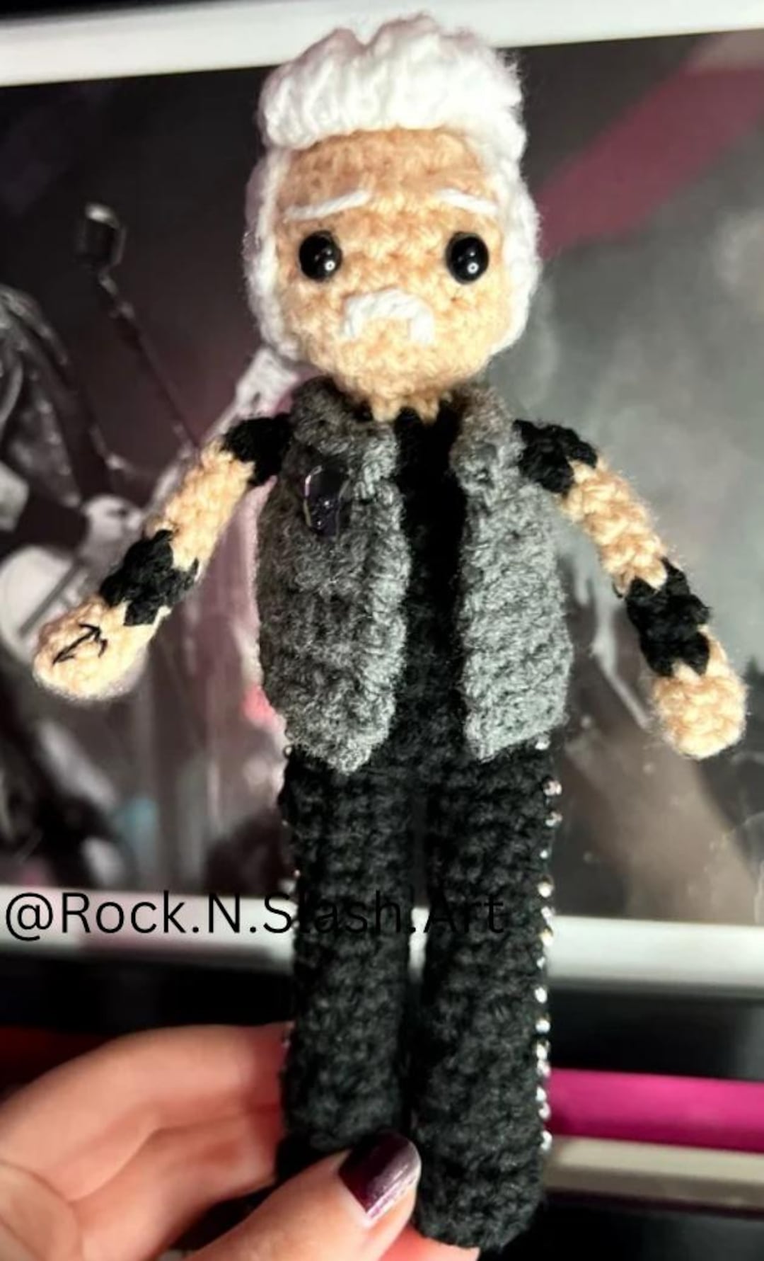 James Hetfield, Metallica Inspired Crochet Pattern - Etsy