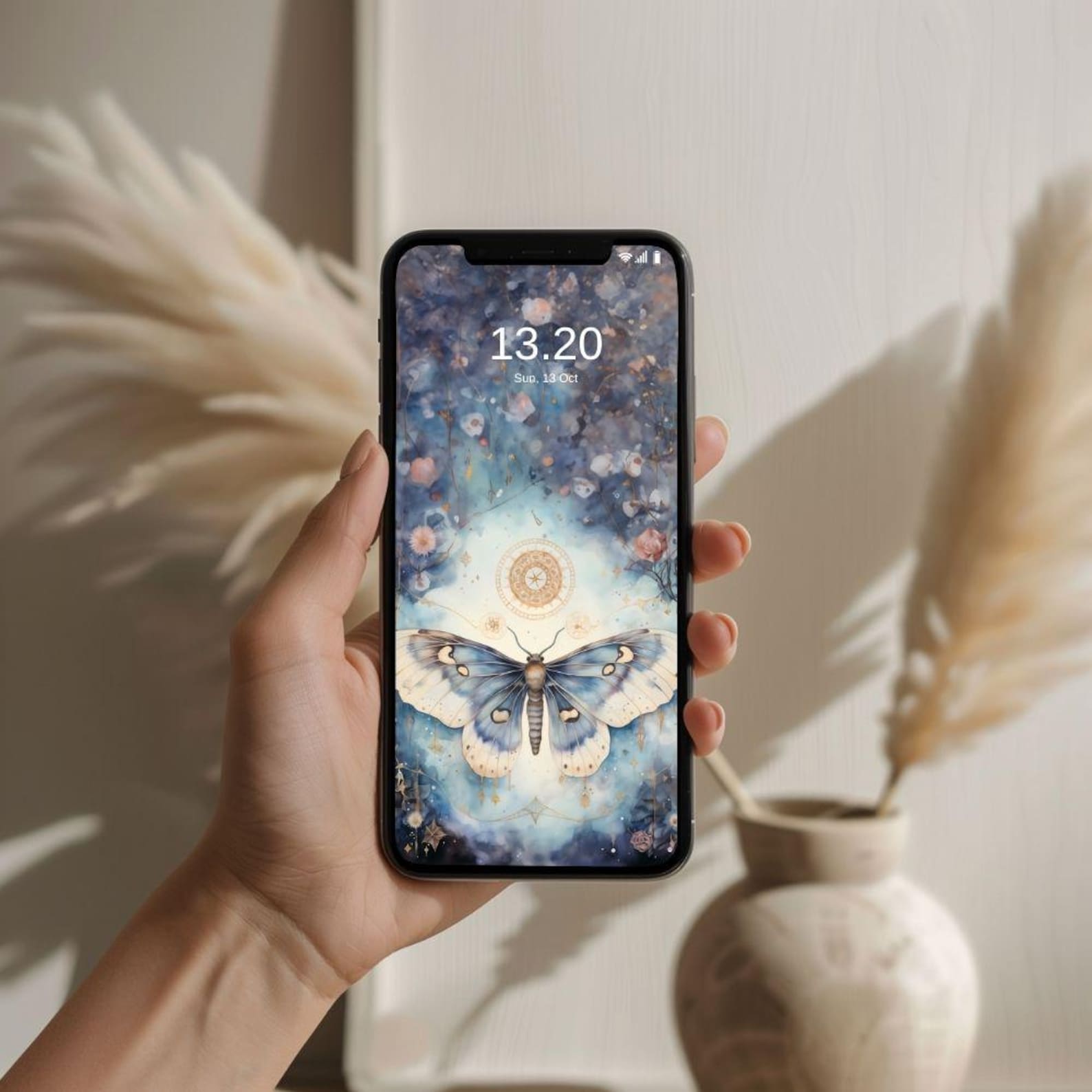 Halloween Phone Lock Screen Wallpaper, Witchcore Aesthetic Ethereal ...