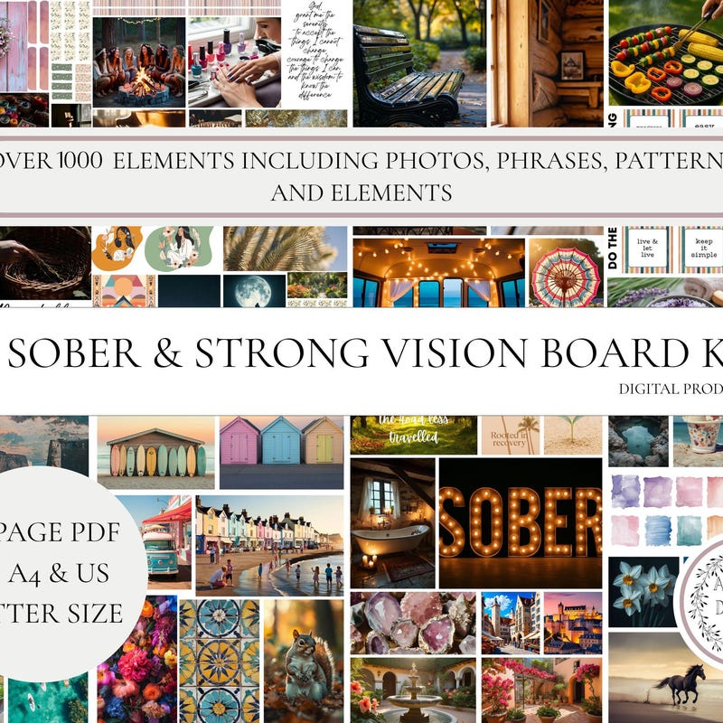Vision Board Recovery - Etsy UK