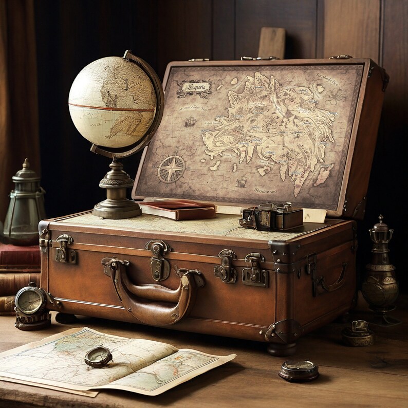 Pirate Map to Print Map for Decoration or Dnd Treasure Map Pirate Prop ...