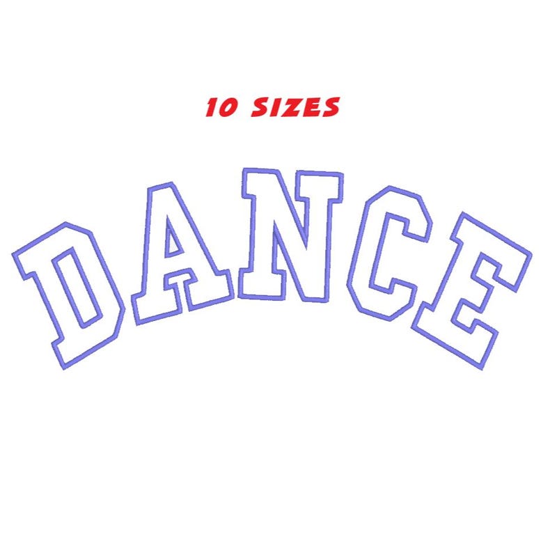 Dance Applique - Etsy
