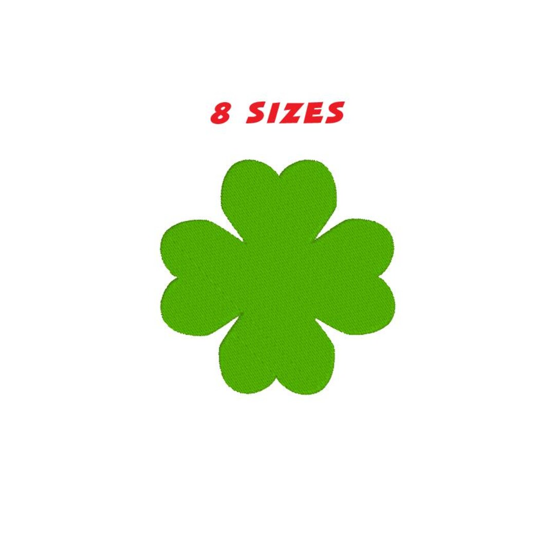 Four-leaf Clover Embroidery Design, Four-leaf Clover Embroidery Design ...