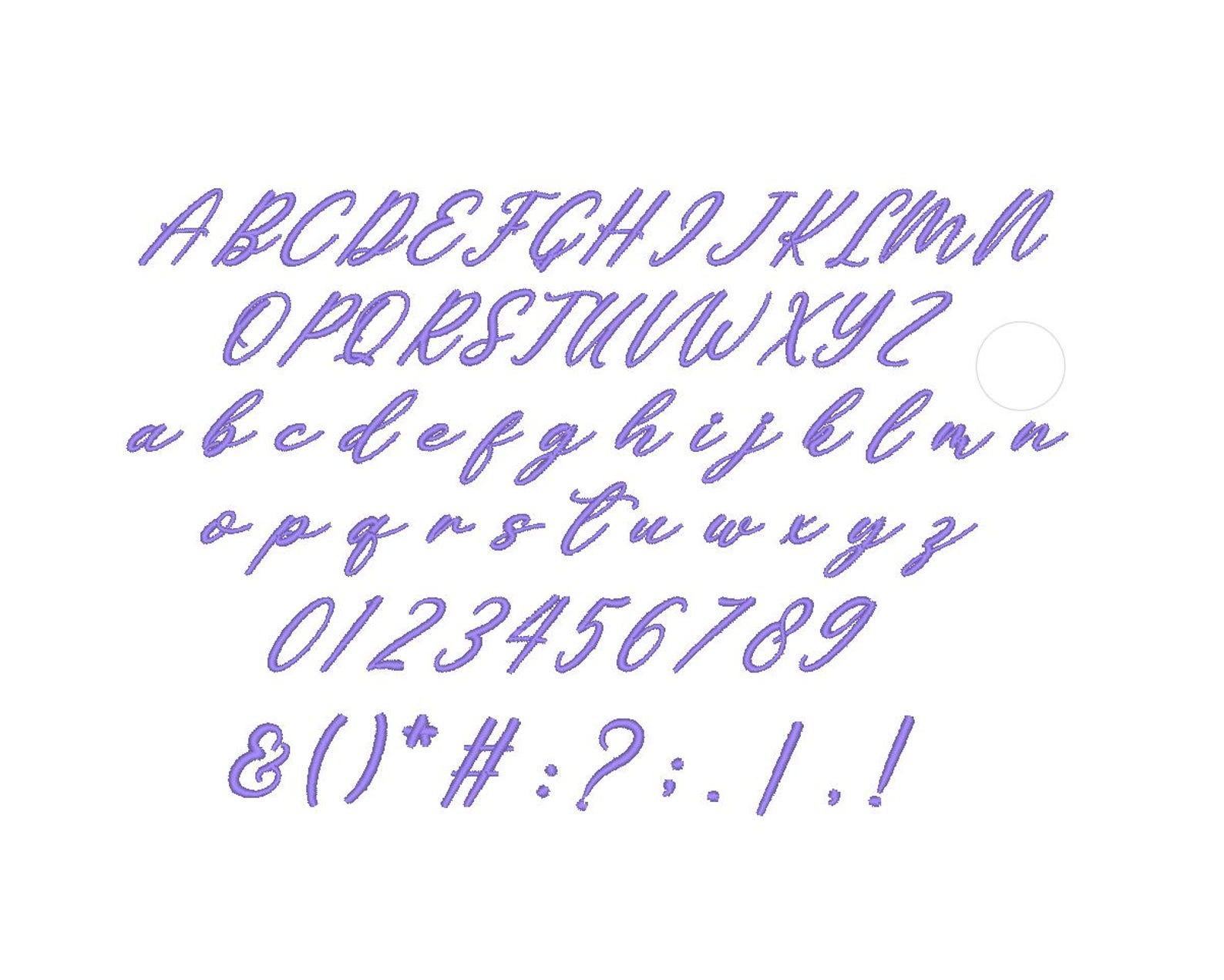 Cathalia Font Embroidery Design. Cathalia Font Embroidery Design ...