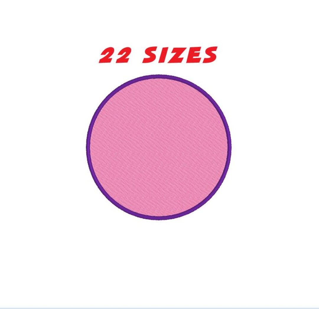 Embroidery Design Circle, Machine Embroidery, Digital Embroidery Design ...