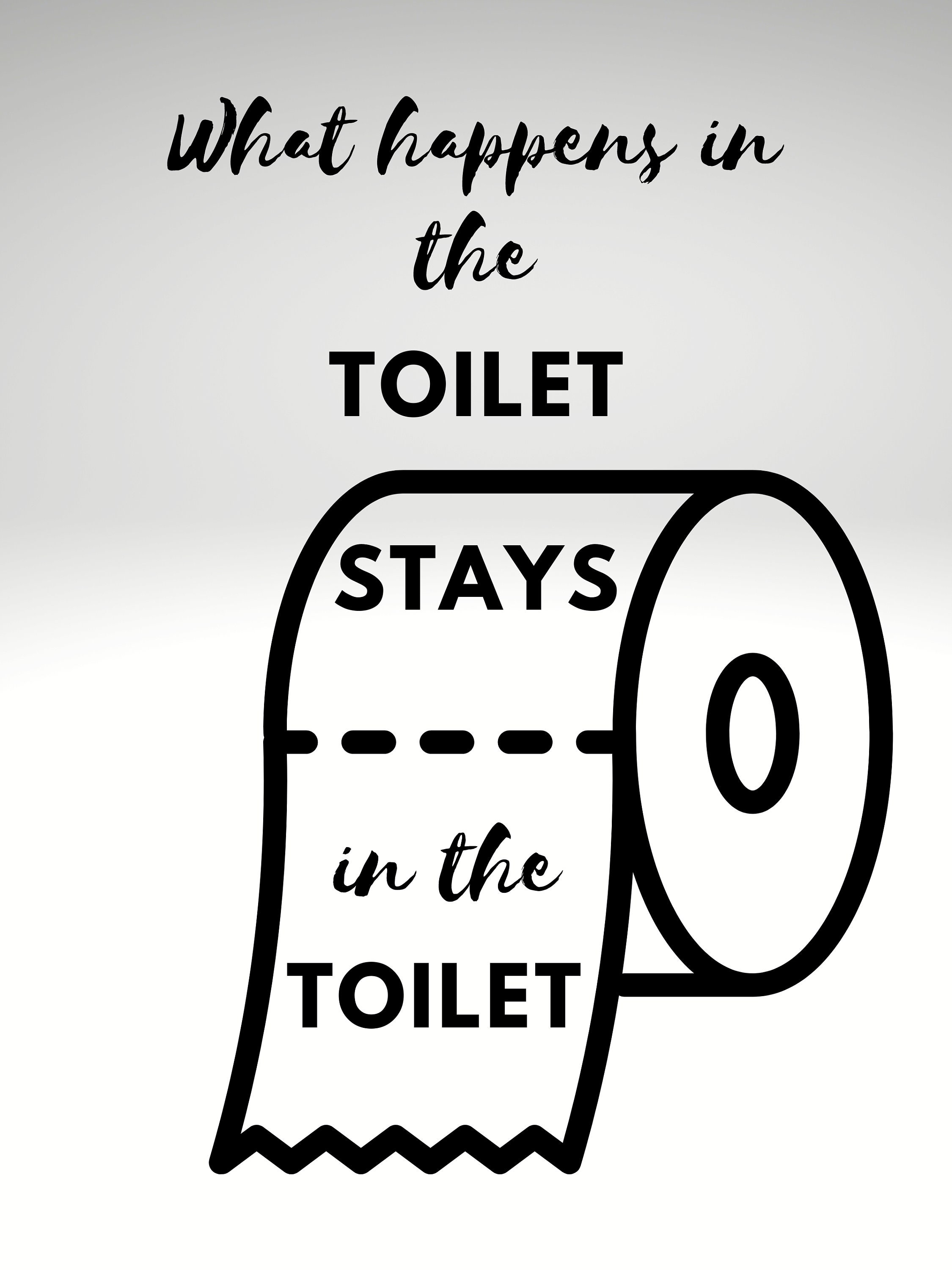 Printable Wall Hangings, Restroom, Washroom, Bathroom Humor, Home Decor ...