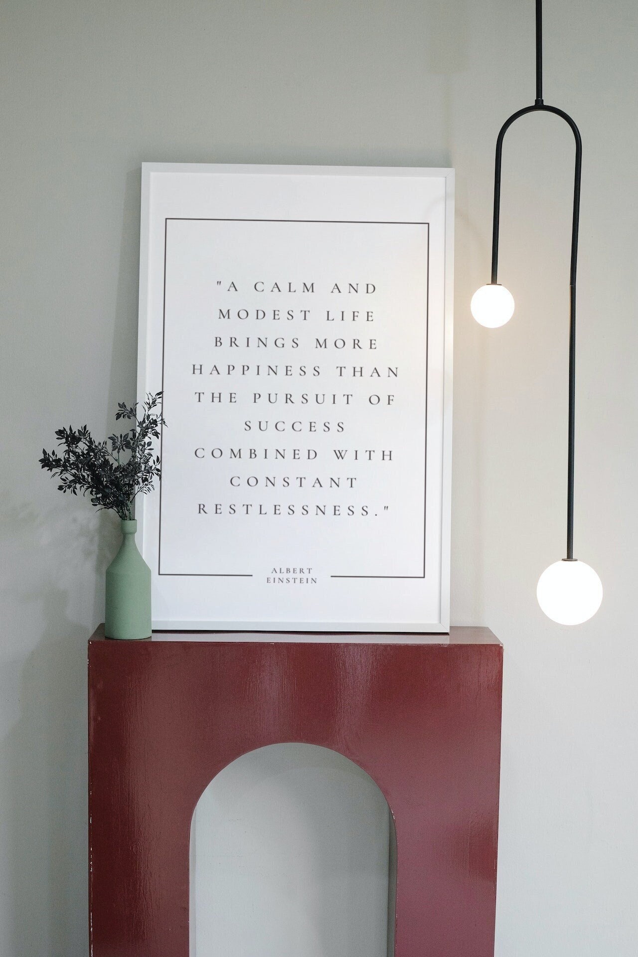 Albert Einstein Quote Print Quote Printable Wall Art Affirmation Decor ...