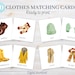 30 Clothes Matching Cards | Matching Game | Homeschool Printables ...