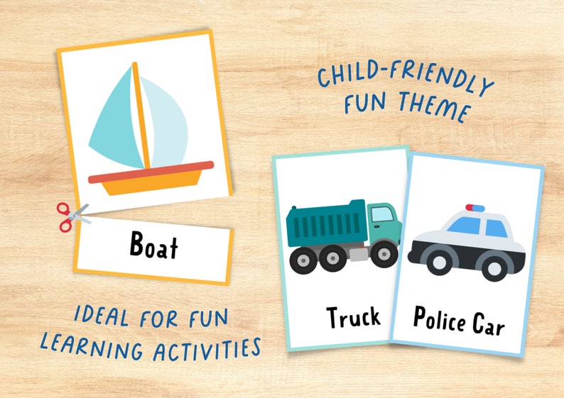 Transport Flashcards | Montessori Flashcards | Homeschool | Preschool ...