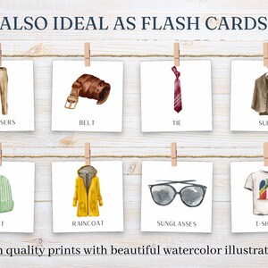 30 Clothes Matching Cards | Matching Game | Homeschool Printables ...