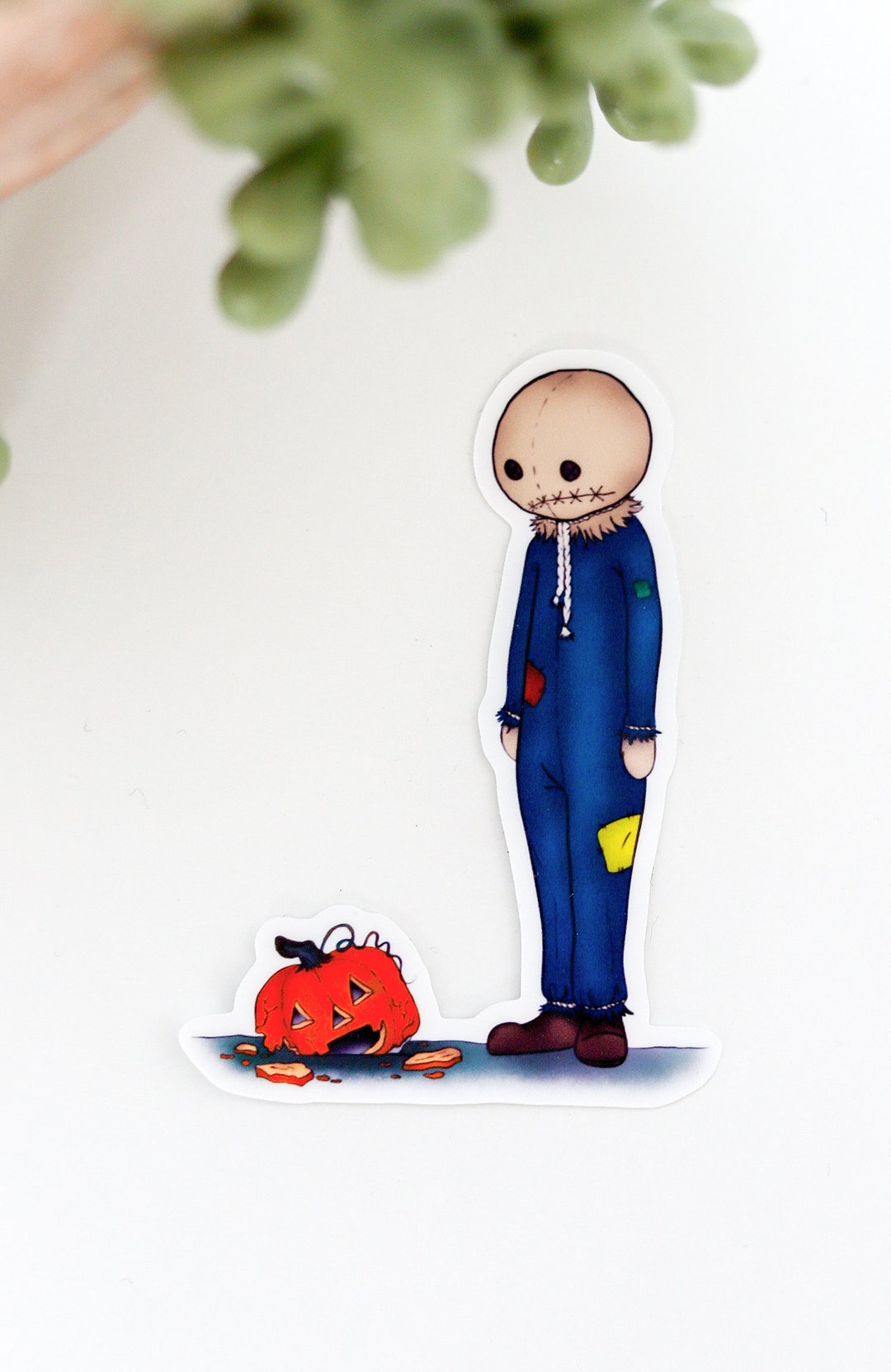 Sad Scarecrow Sticker Scarecrow Sticker Waterproof - Etsy
