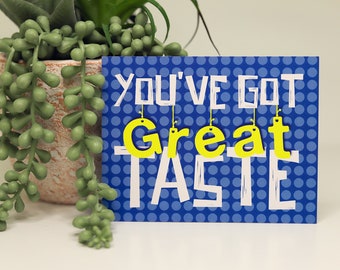 Youve Got Great Taste Thank You Cards - Etsy