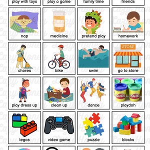Flowers Bundle Token Charts First Then 84 PECS 24 Tokens Schedule Board ...