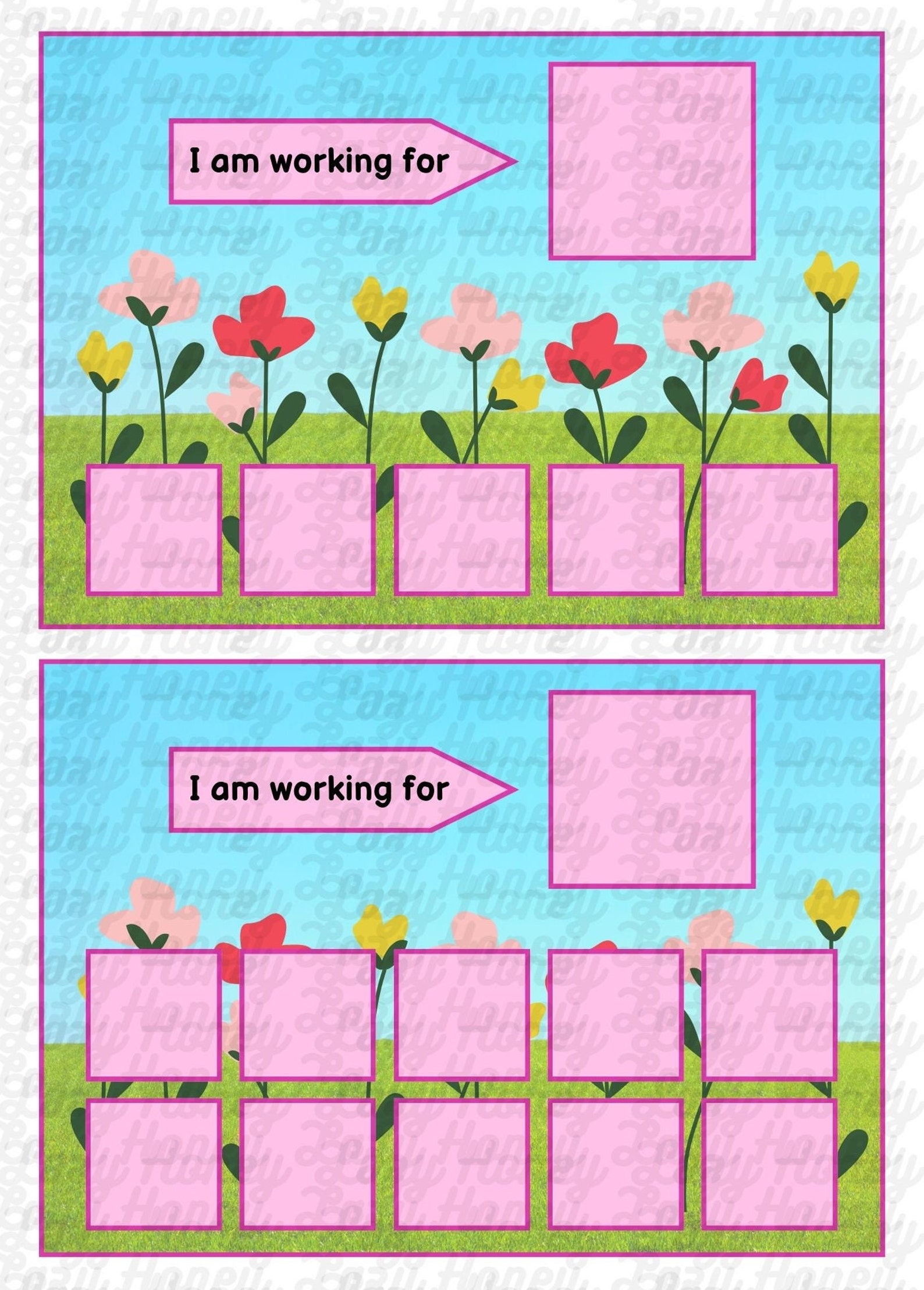 Flowers Bundle Token Charts First Then 84 PECS 24 Tokens Schedule Board ...