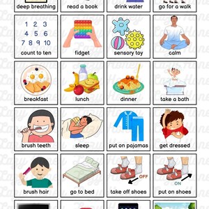 Space Bundle Token Charts First Then 84 PECS 24 Tokens Schedule Board ...
