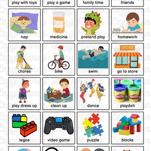 Farm Animals Bundle Token Charts First Then 84 PECS 24 Tokens Schedule ...