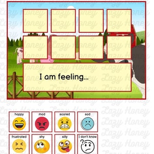 Farm Animals Bundle Token Charts First Then 84 PECS 24 Tokens Schedule ...