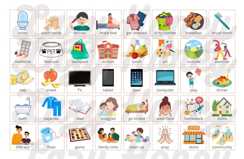 Editable Daily Routine Sheets Charts Kids Daily Chores - Etsy