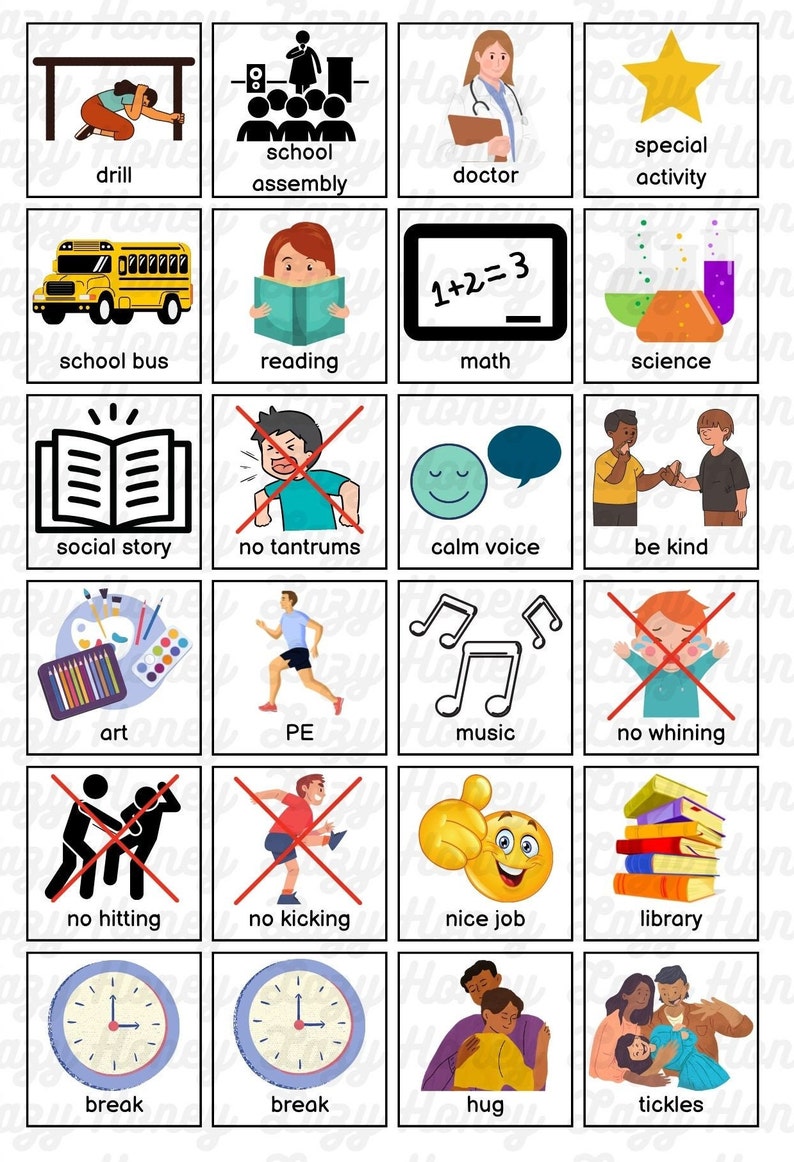 Flowers Bundle Token Charts First Then 84 PECS 24 Tokens Schedule Board ...