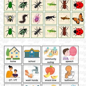 Bugs Bundle Token Charts First Then 84 PECS 24 Tokens Schedule Board ...