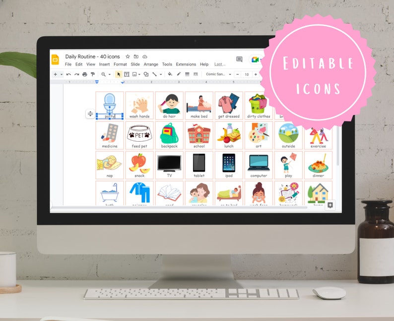 Editable Full Daily Routine Sheets Charts, Kids Daily Chores, Morning ...