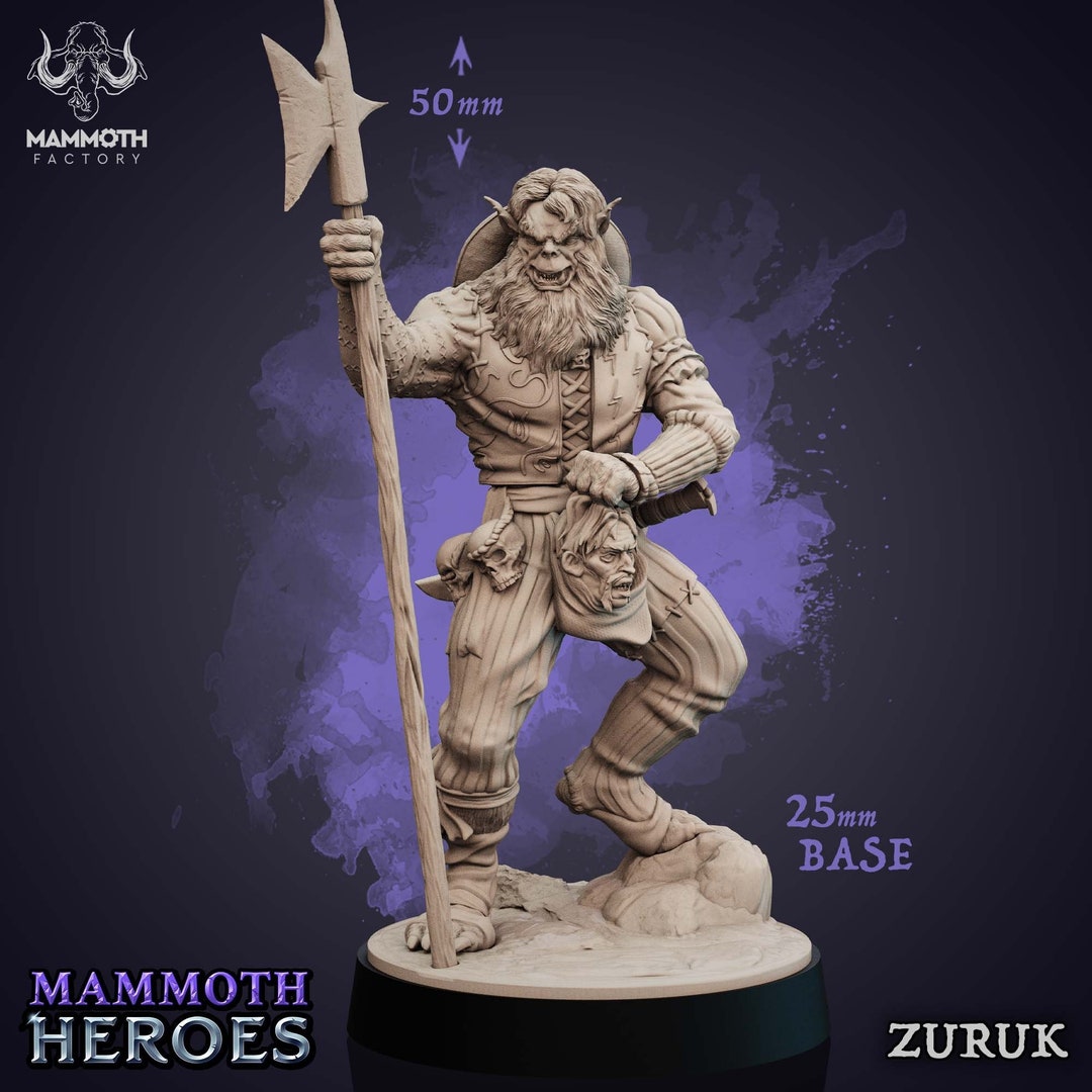 Bugbear Mini by Mammoth Factory Games D&D Miniatures Pathfinder Minis ...