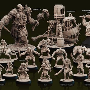Bugbear Mini by Mammoth Factory Games D&D Miniatures Pathfinder Minis ...