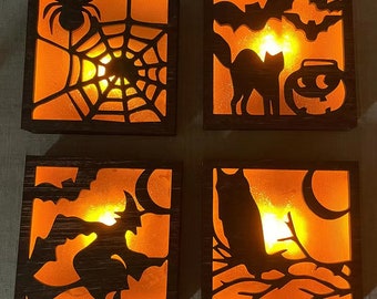 Halloween Light Box - Etsy