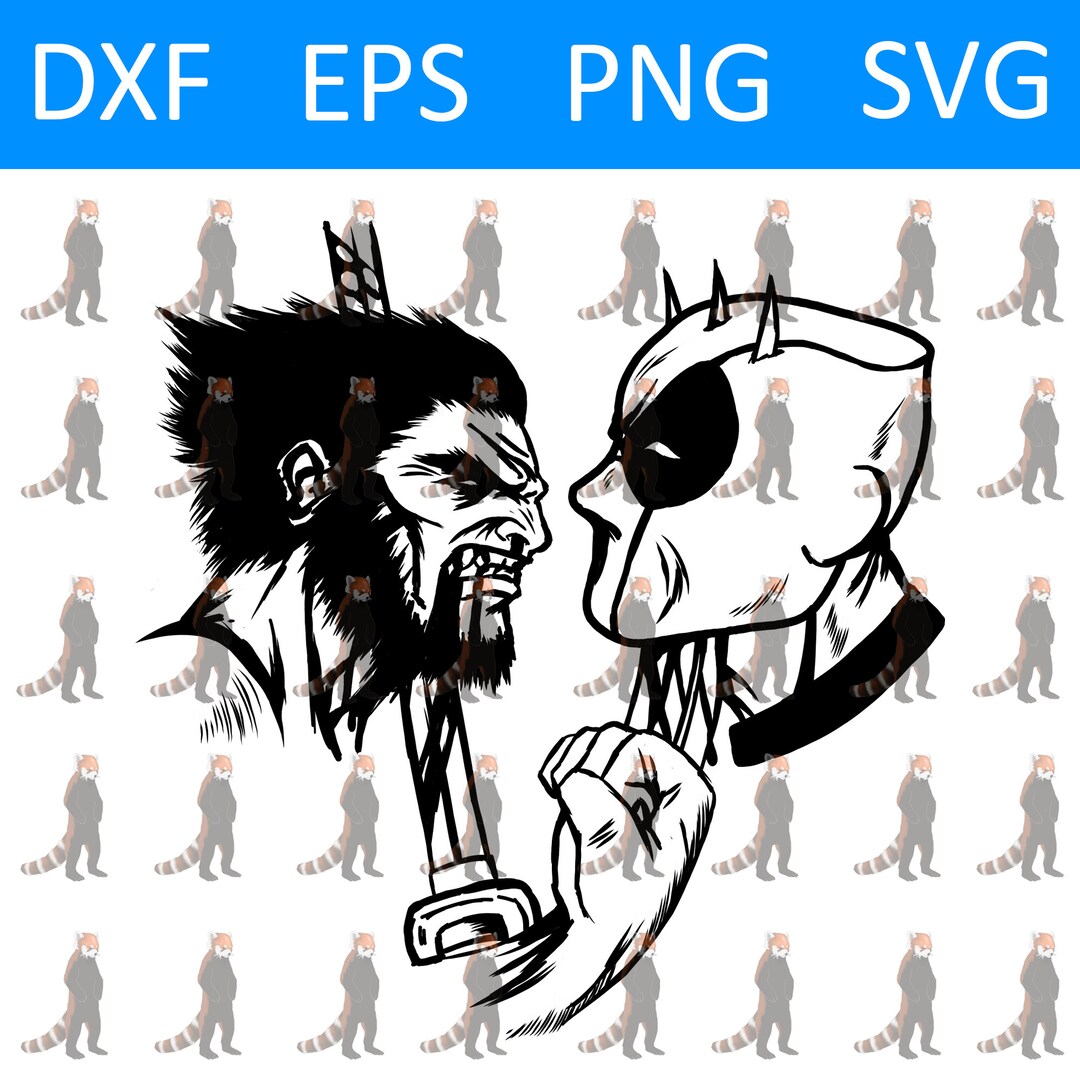 Logan VS Wade, Wolverine VS Deadpool, Svg, Png, Eps, Dxf - Etsy Australia