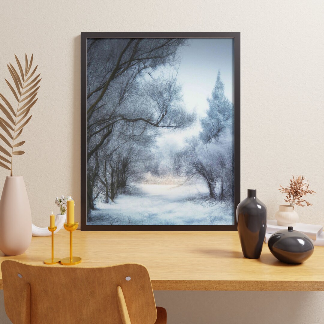 Winter Landscape Digital Art Printable 20 - Etsy