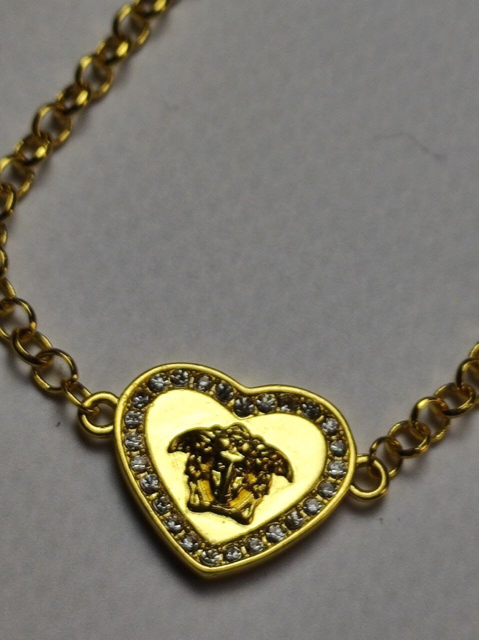 Vintage Versace Medusa Charm Bracelet - Etsy