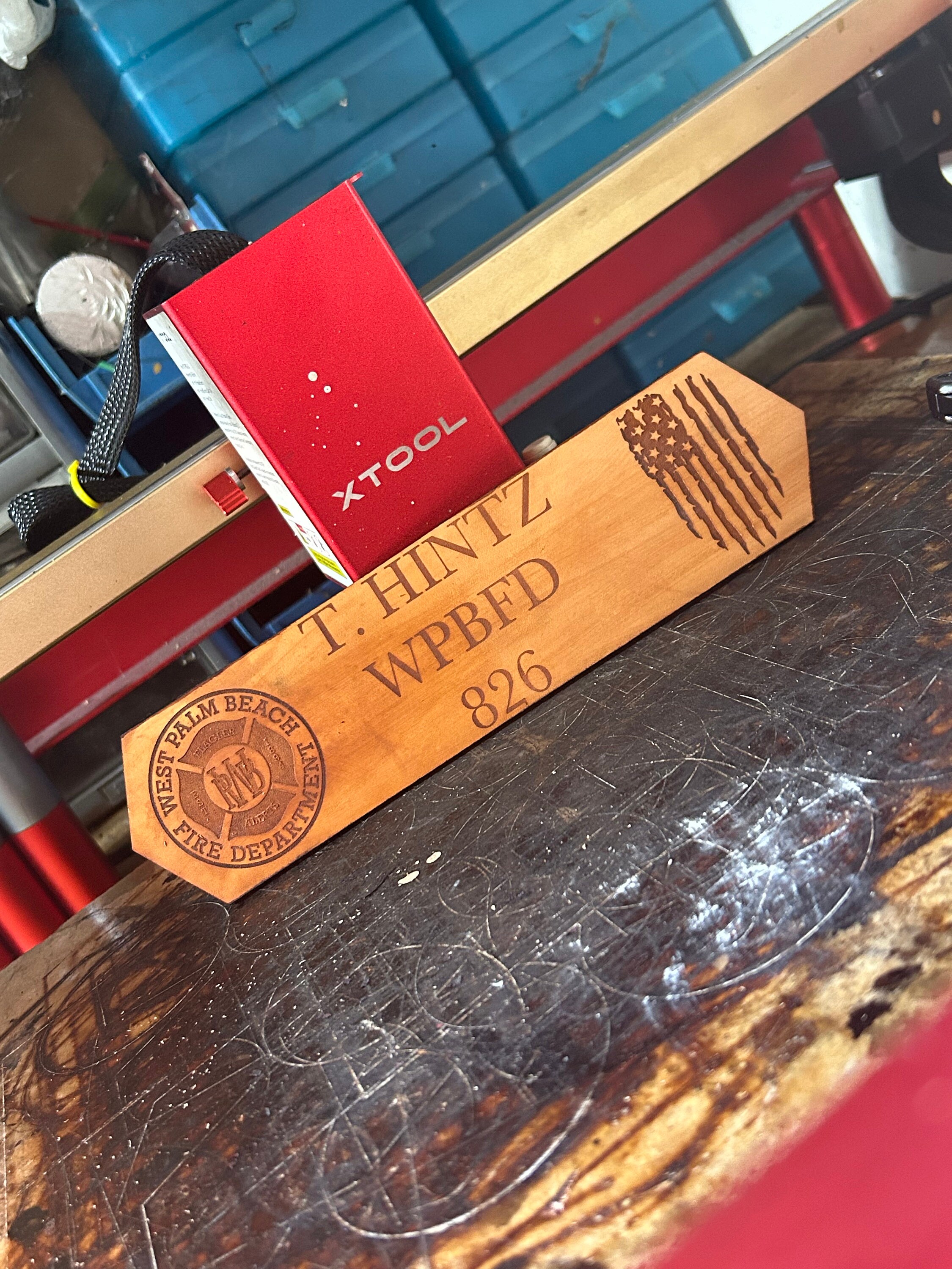 Custom REAL Leather Name Plates - Etsy