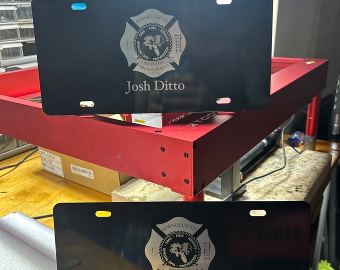 Personalized License Plate, Your Choice of Image/words, Custom License ...