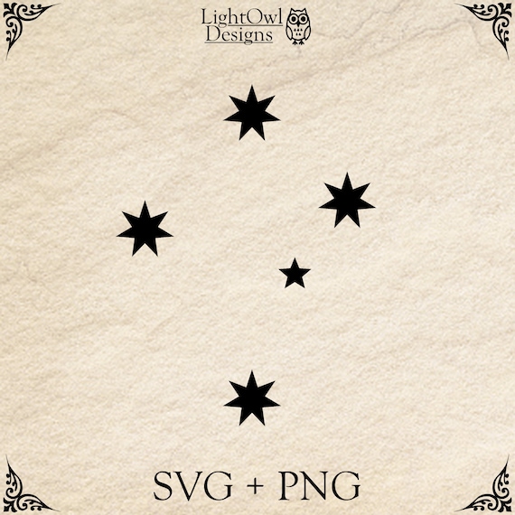 The Southern Cross Constellation Australia digital Download - Etsy