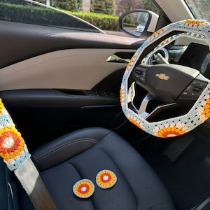 Lightning mcqueen steering wheel cover store
