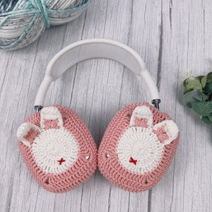 Rabbit Airpods Max Headphone Covers | Crochetairpods Max Case | AirPod ...