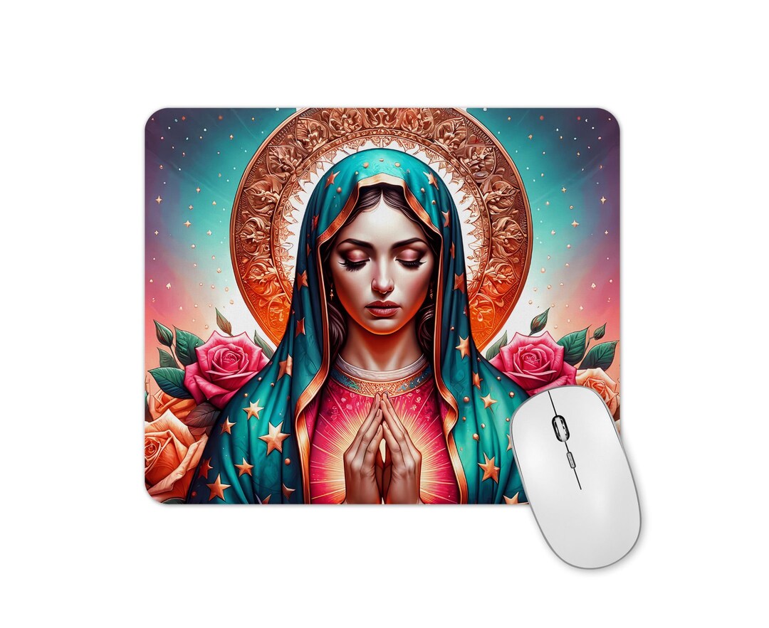 Our Lady of Guadalupe Mouse Mat - Virgin Mary Mouse Mat - Religious Art ...