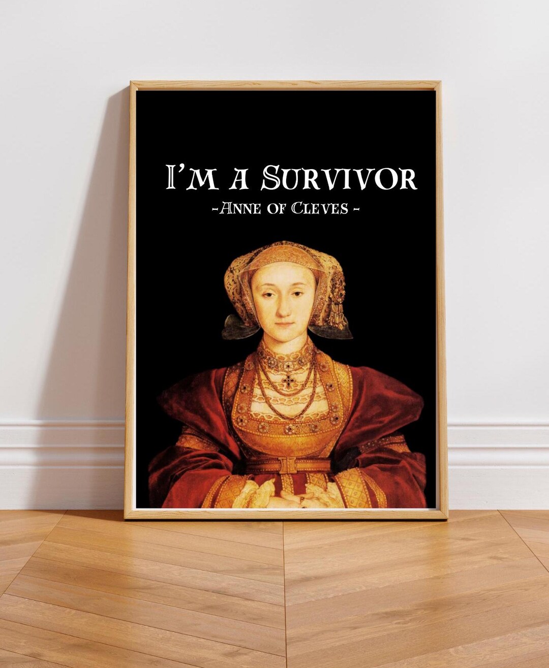 Anne of Cleves Poster - Six Wives of Henry Poster - Tudor Royals Print ...