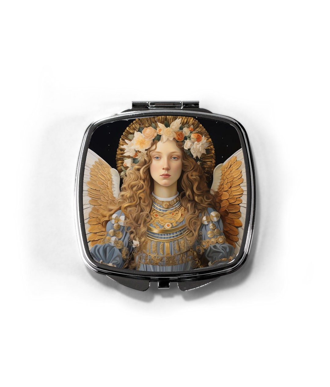 Angel Compact Mirror - Angelic Compact Mirror - Goddess Gift - Angel ...