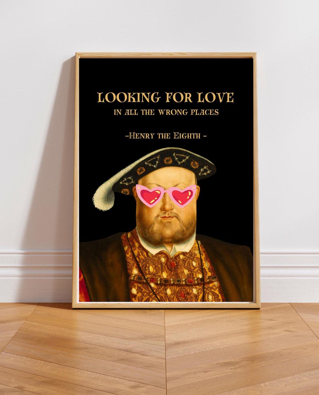 King Henry the Eighth Print - Henry the 8th Gift - Fun Tudor History ...