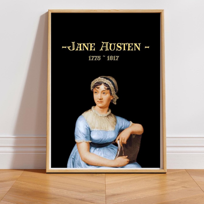 Jane Austen Poster - Etsy