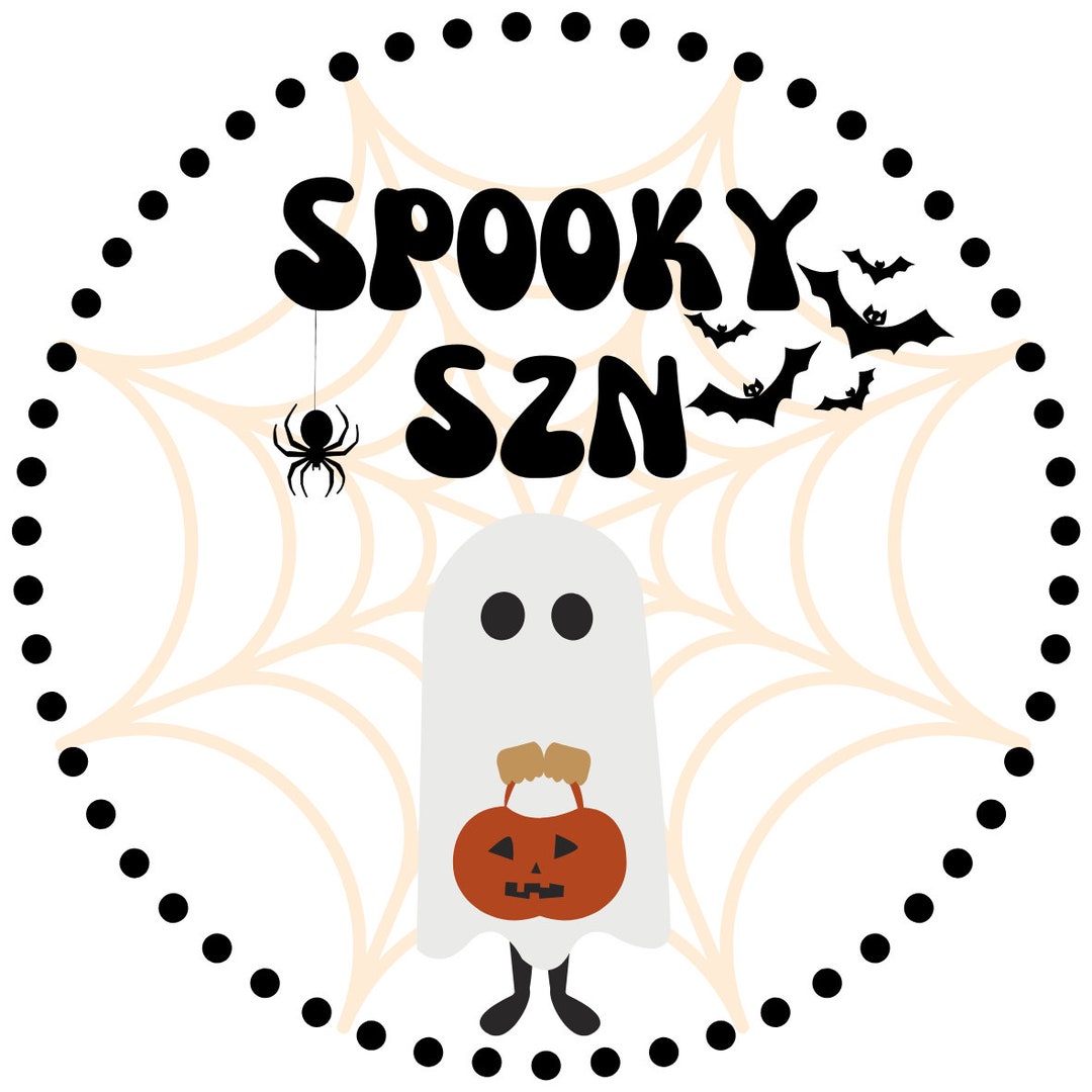 Spooky Szn Sticker/button PNG Template - Etsy