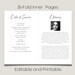 Editable Funeral Program | Obituary Card | Funeral Prayer Card ...