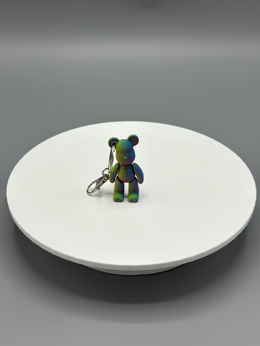 Mini Flexi Bear Keychain 3D Printed - Etsy