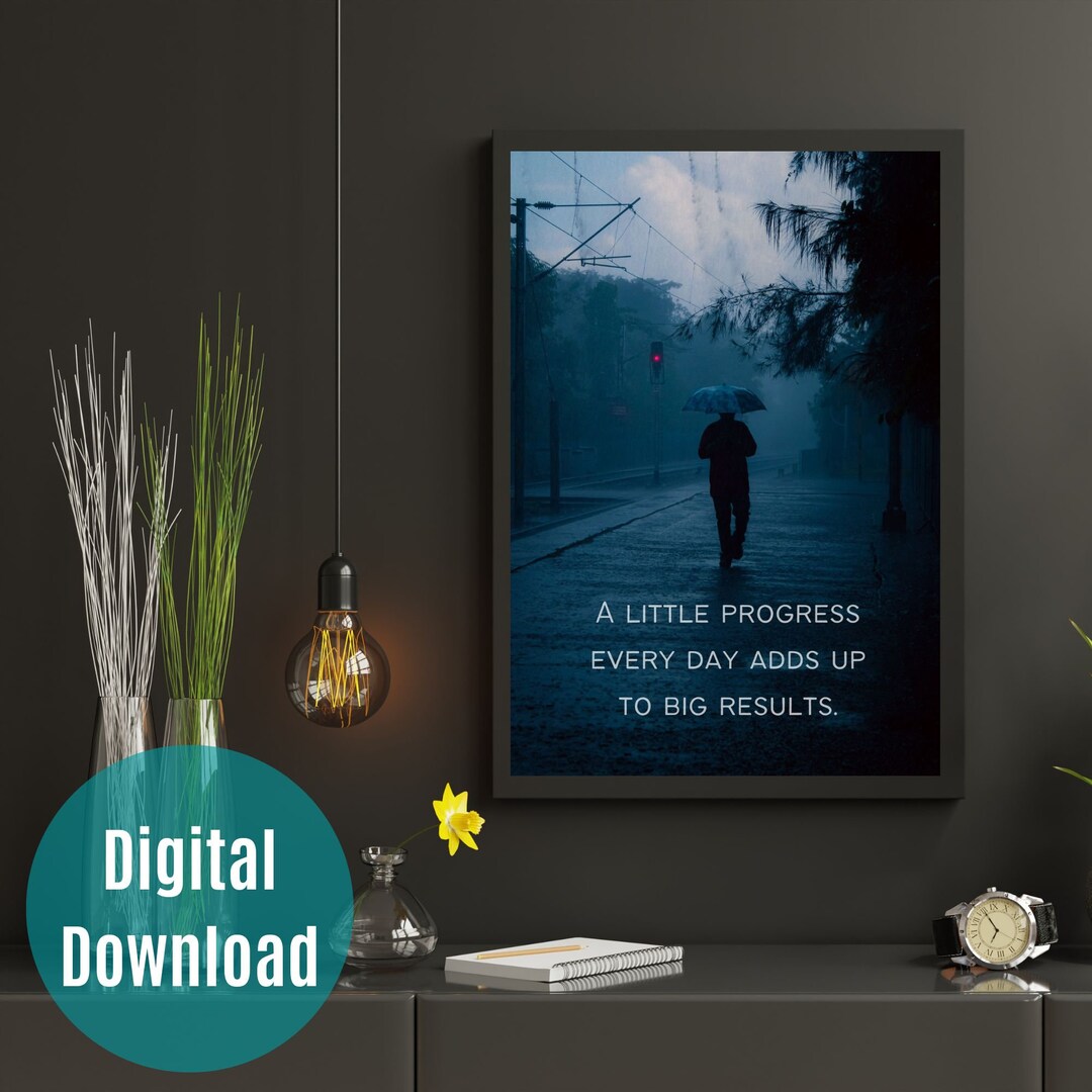 A Little Progress Every Day, Adds up to Big Results Positive ...