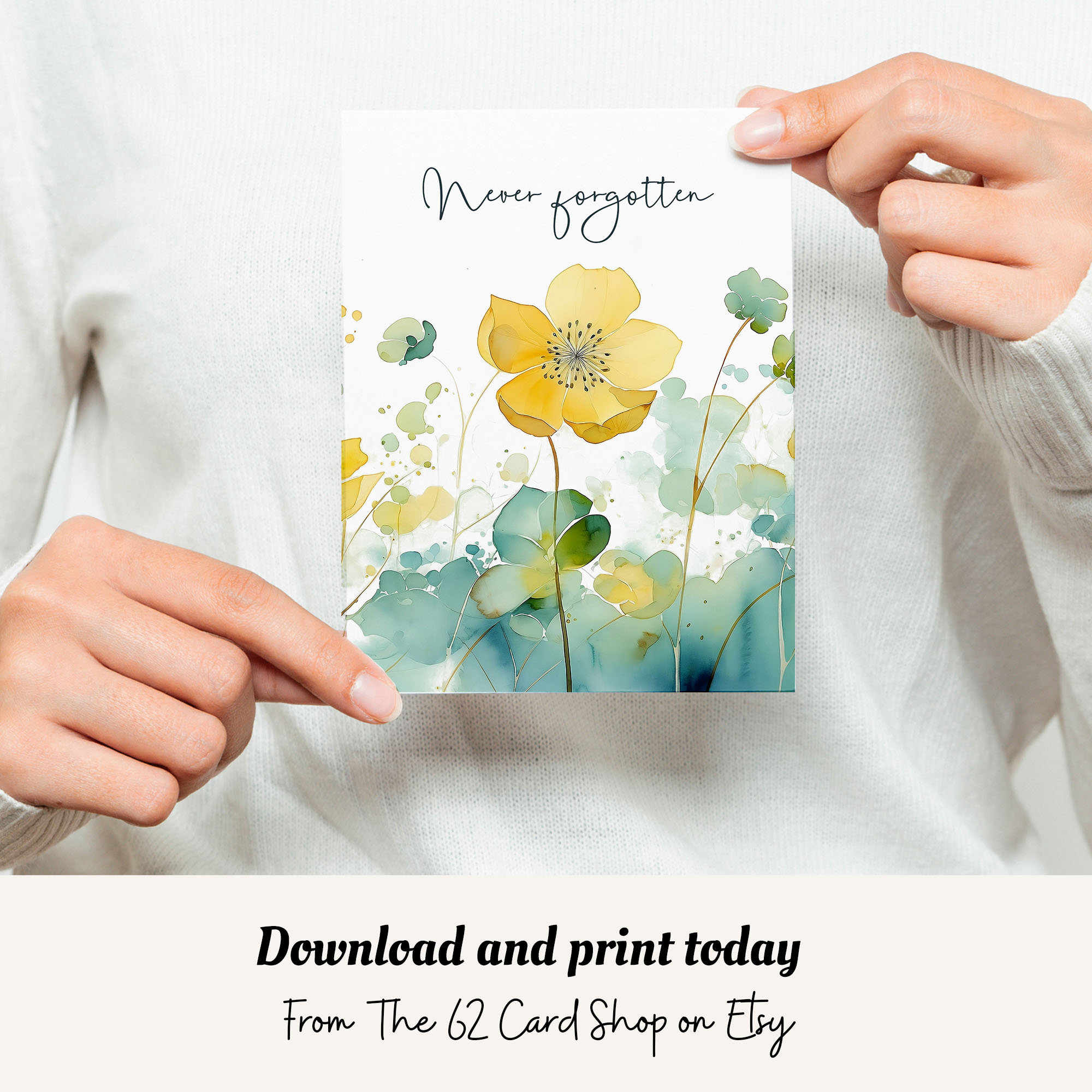 Printable Sympathy Card, Condolences Sorry for Your Loss Card, Thinking ...