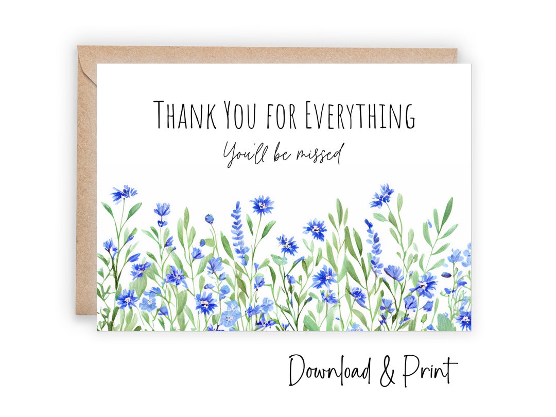 Printable Coworker Leaving Card, Boss Employee Work-bestie Farewell ...