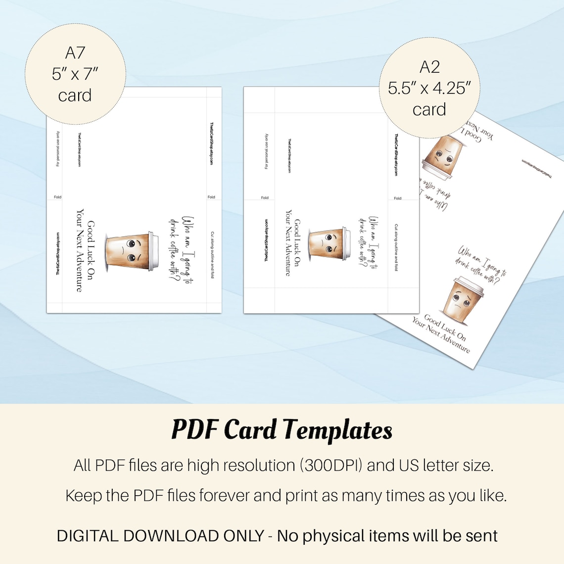 Goodbye Card for a Coworker Leaving Good Luck to Coworker Card Two ...