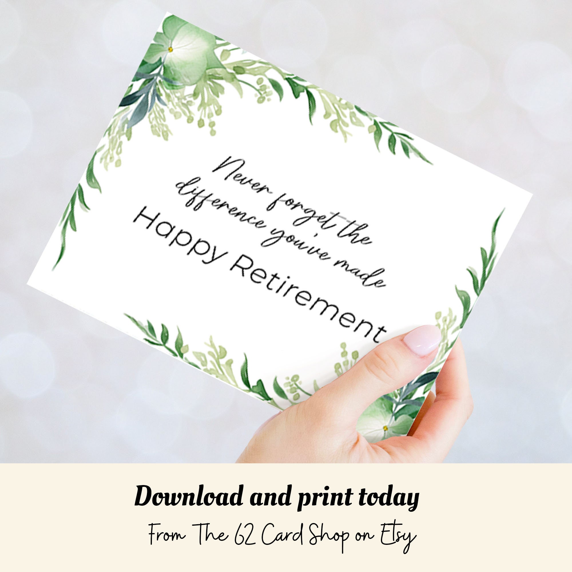 Printable Retirement Card for Teacher, Happy Retirement to Coworker ...