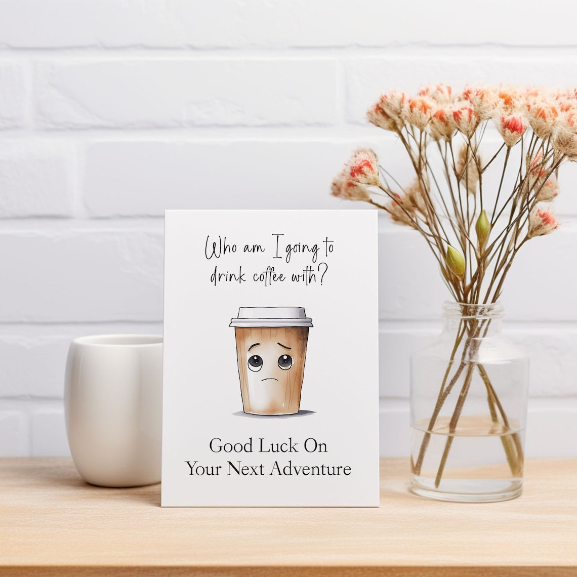 Goodbye Card for a Coworker Leaving Good Luck to Coworker Card Two ...